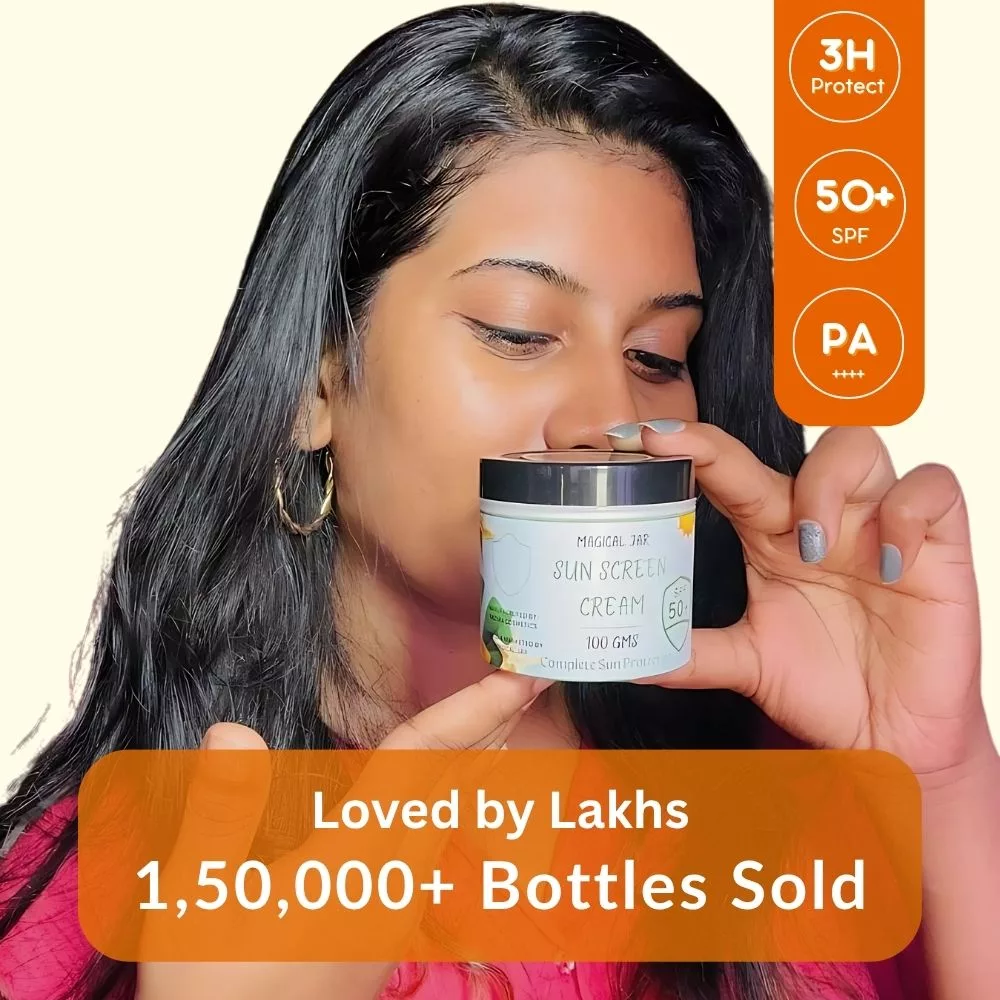 Sunscreen Cream SPF 50+ | PA +++ – Magical Jar