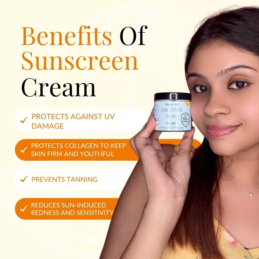 Sunscreen Cream SPF 50+ | PA +++ – Magical Jar