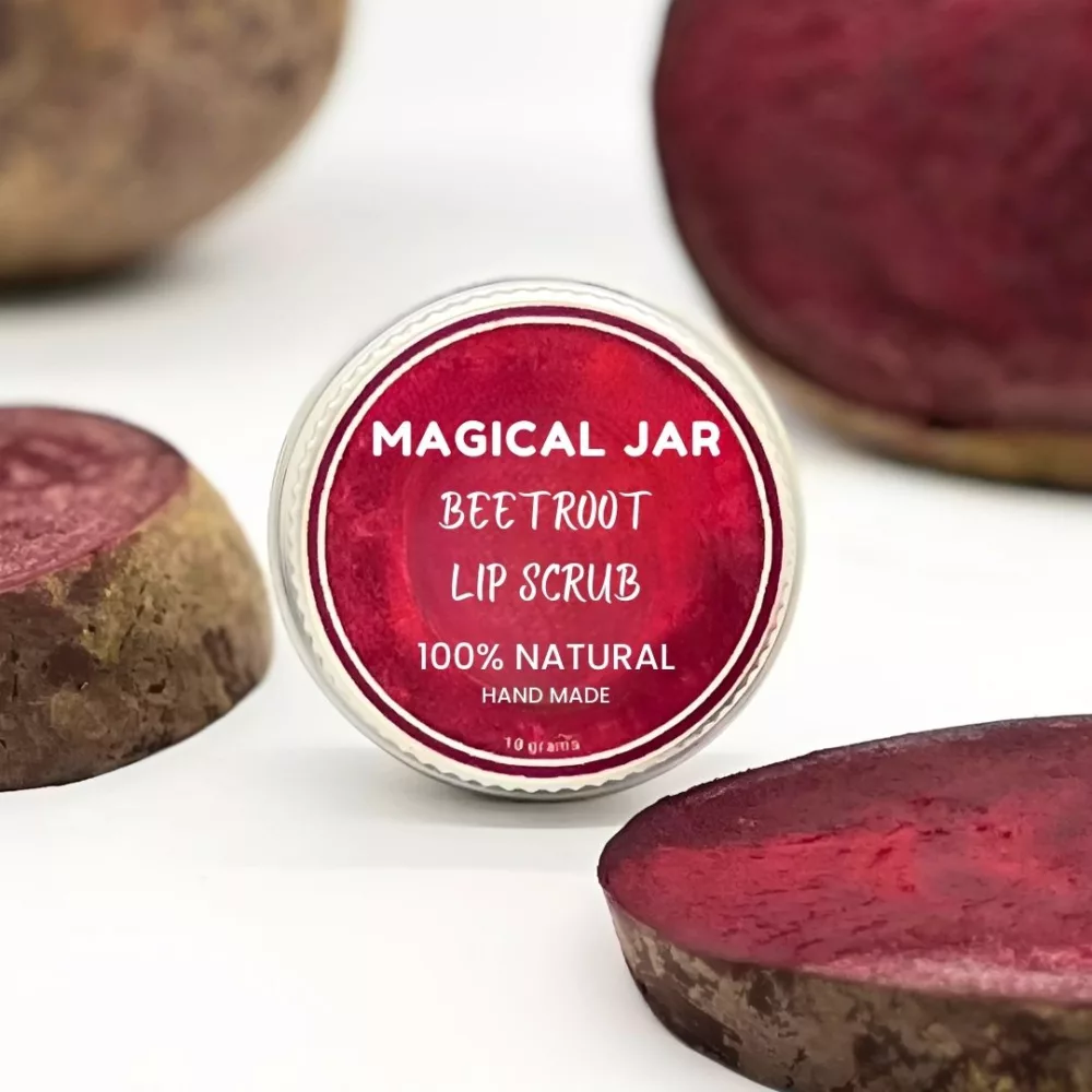 Beetroot Lip Scrub – Magical Jar